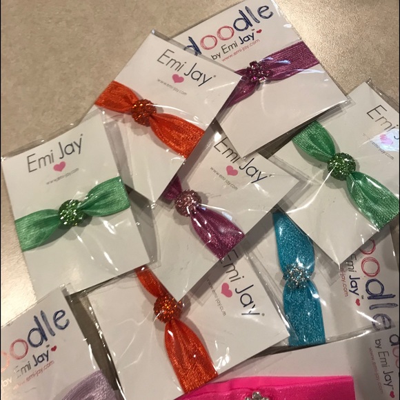 Emi Jay | Accessories | Emi Jay Crystal Hair Ties Set | Poshmark